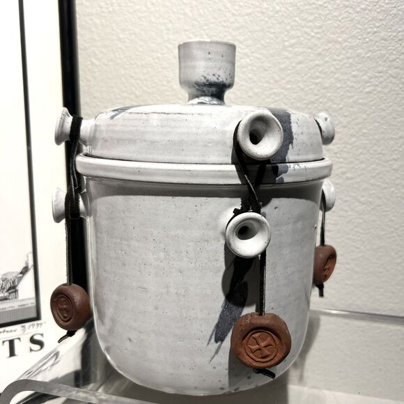 Ben Bieri | Accents | Signed Ben Bieri Northwest Studio Pottery Lidded ...